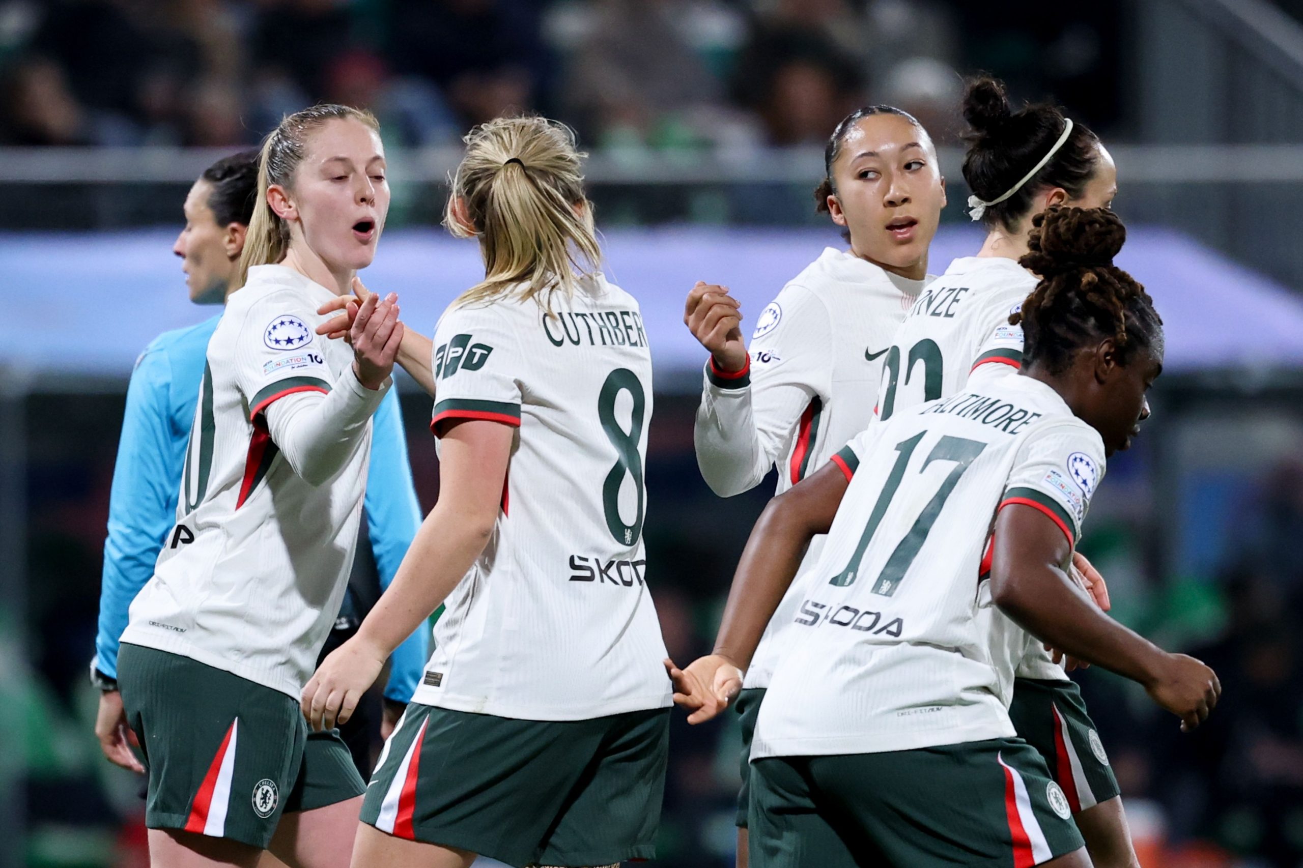 Chelsea come from behind to beat Wolfsburg 2-1 away in the Women's UEFA ...